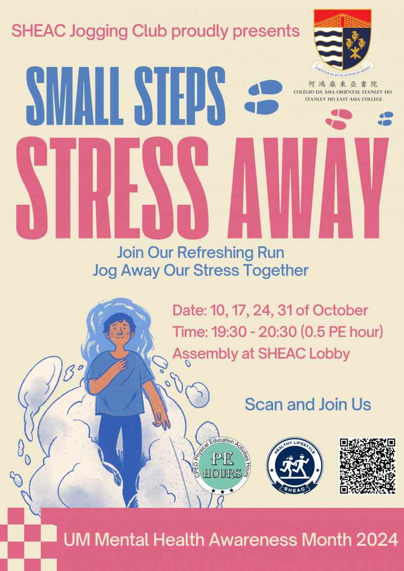 Small Steps Stress Away - Student counselling Section